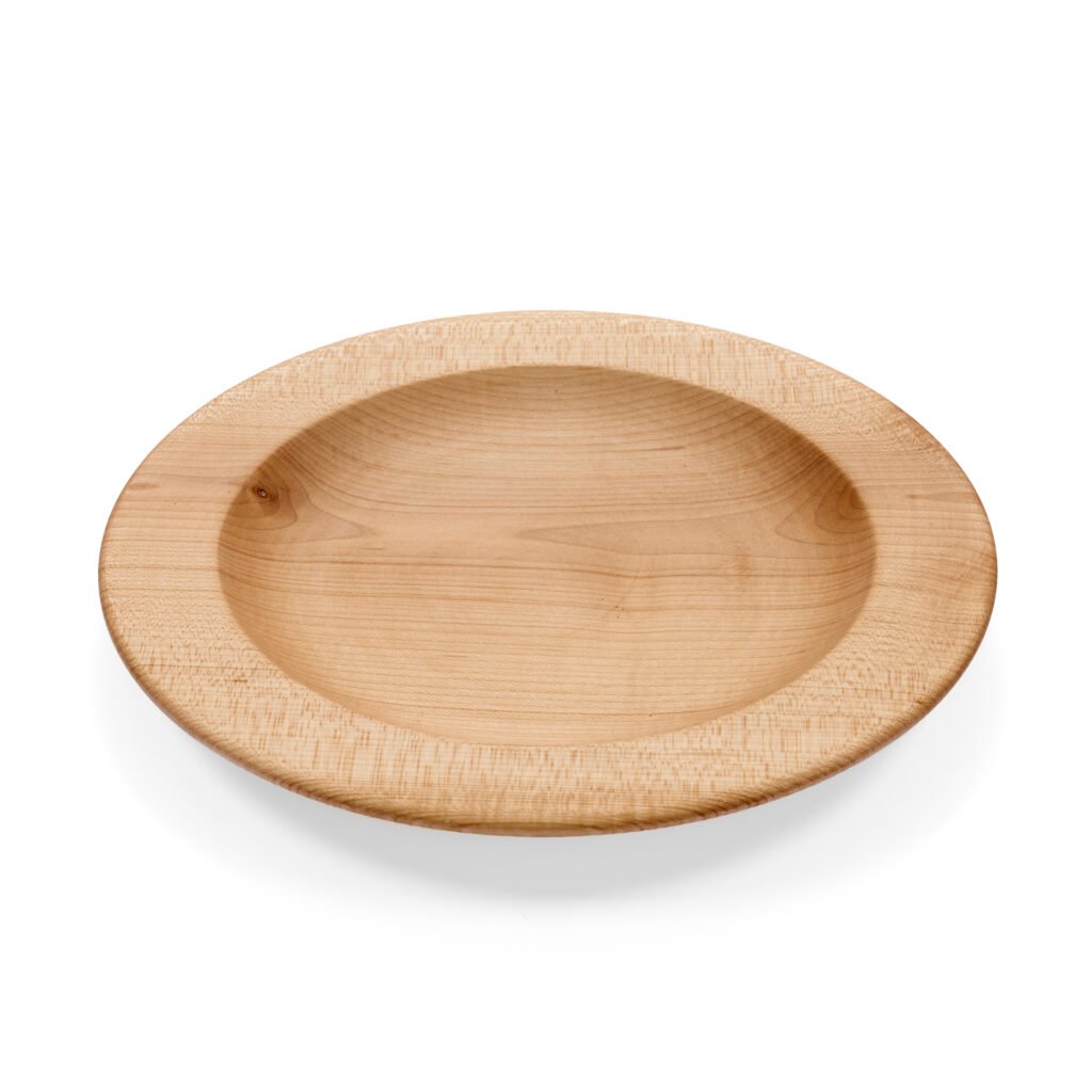 Hand Turned Wood Plate — Great English Outdoors