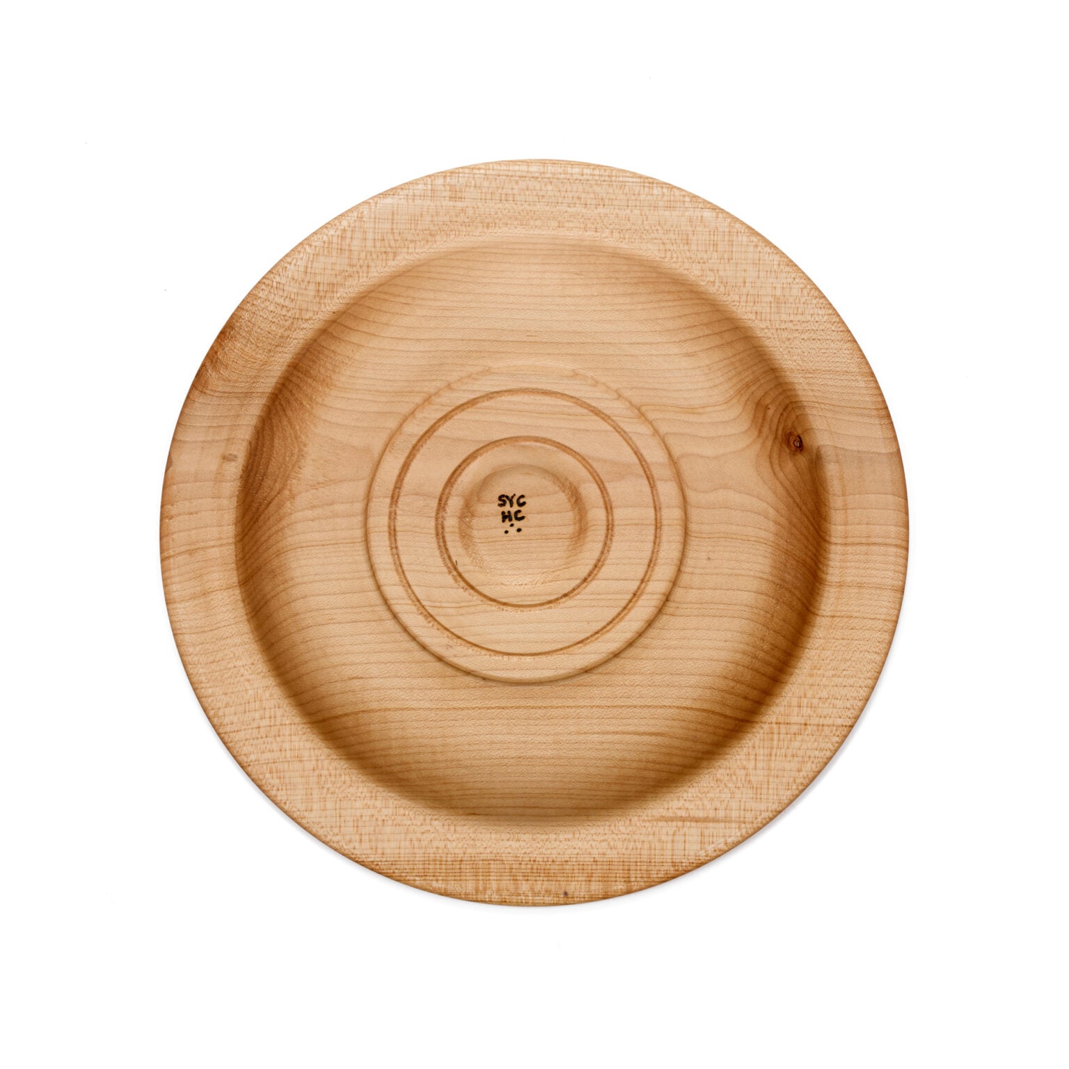 Hand Turned Wood Plate — Great English Outdoors