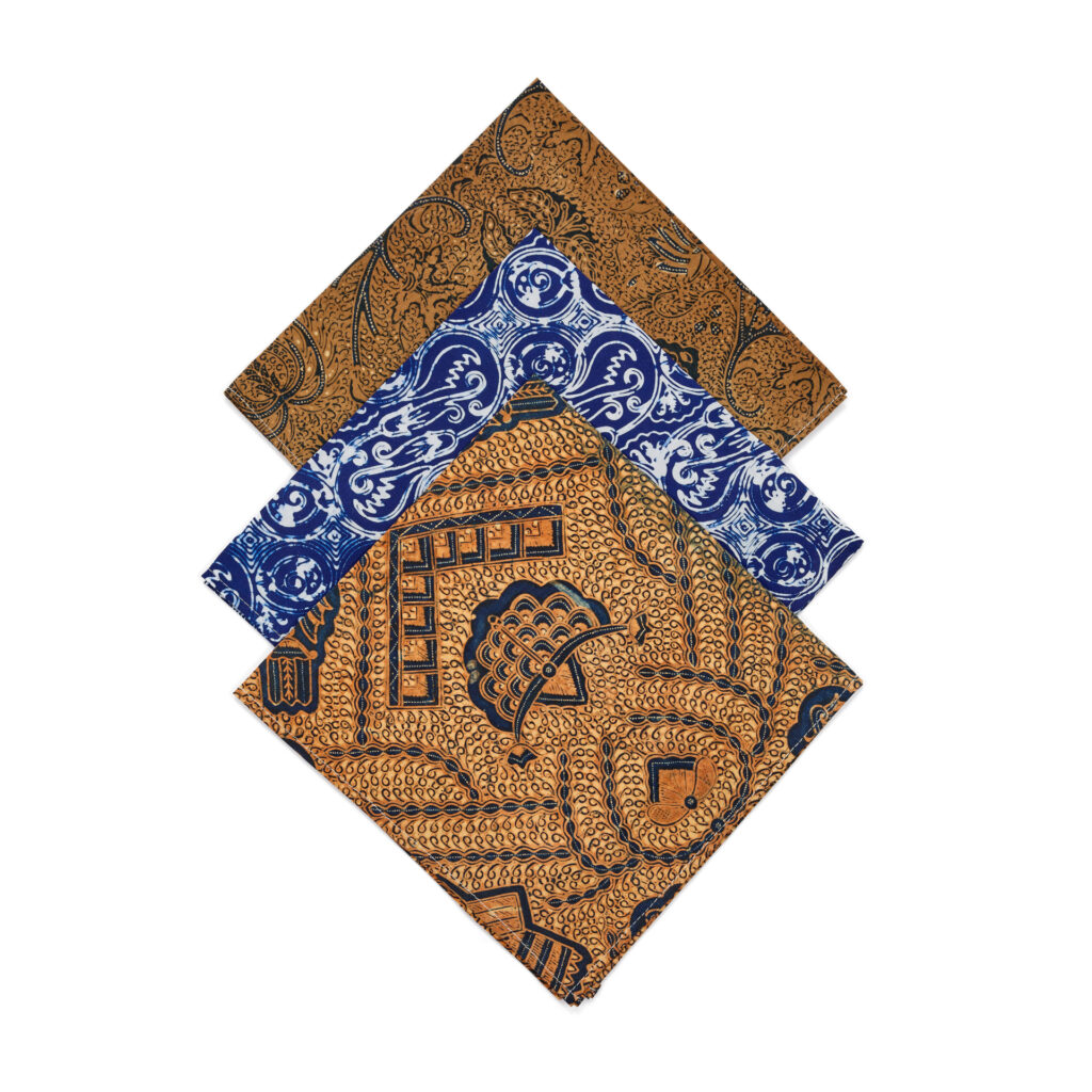 Indonesian Cotton Hand Block Printed Handkerchiefs — Great English Outdoors